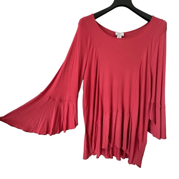 OSO | Tops | Quality Oso Swing Bell Sleeve Figure Flattering Tunic 3x ...